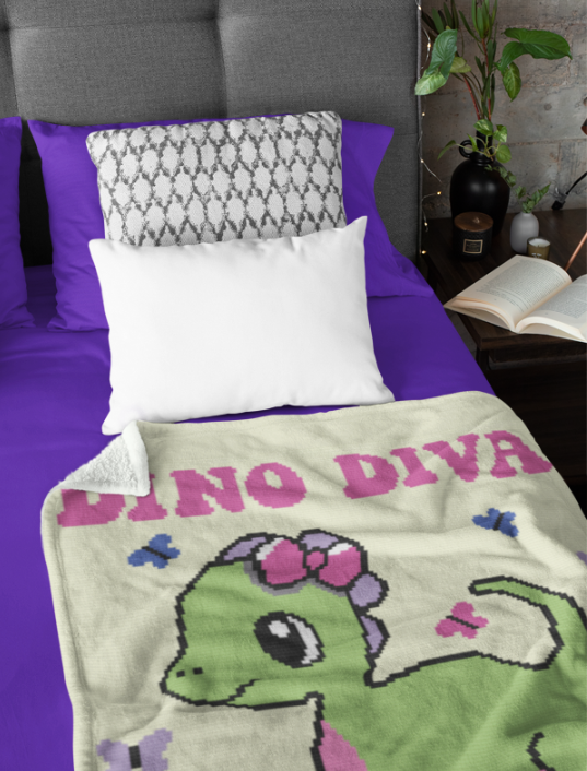 DINO DIVA Crochet Pattern 150x160 – Wild Repose