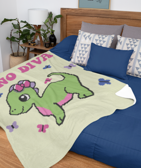DINO DIVA Crochet Pattern 150x160 – Wild Repose